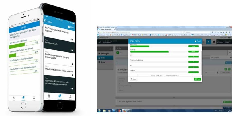 Meetoo: die Live-Voting- und Messaging-Lösung | Event Partner