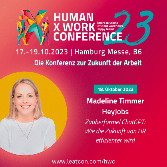 HXW23: Madeline Timmer – Zauberformel ChatGPT: Wie die Zukunft von HR ...